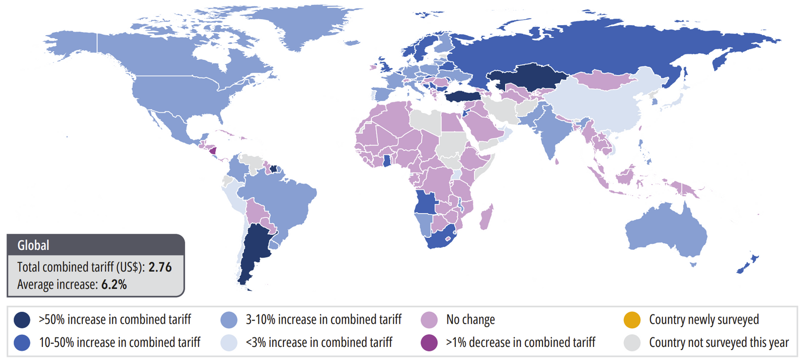 Global Water Tariff Survey Infographic 2025 by Global Water ...