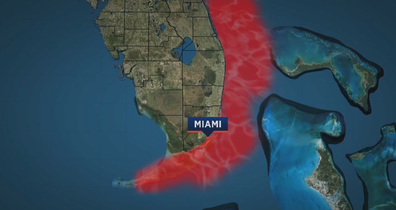 Coral Reefs In Florida Map