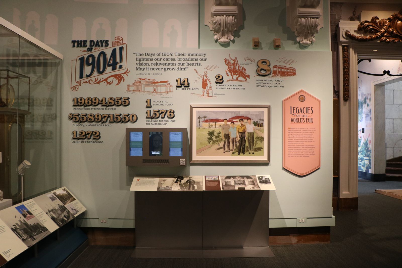 1904 Worlds Fair Art Exhibits Palace Of Liberal Arts At The 1904