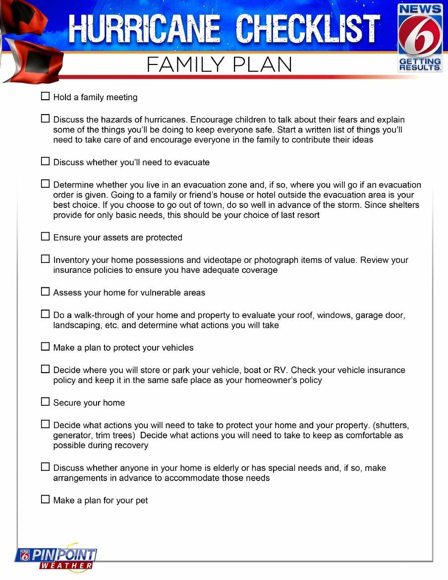 Hurricane Preparedness Checklist Senator Steve Jarvis On X: "As