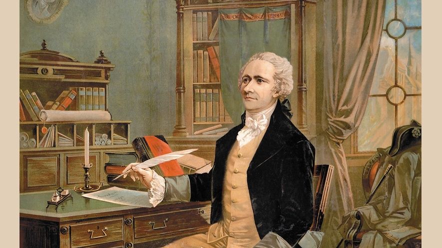 Illustrated biography of Alexander Hamilton by Ayanna Dunovant - Infogram